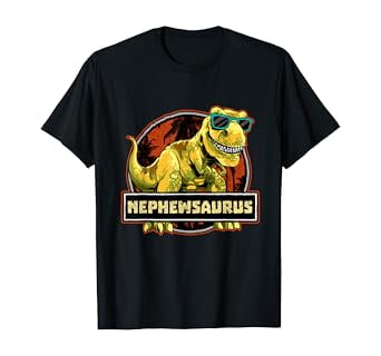 Hot Trending T-Shirt With Nephewsaurus Shirt T Rex Nephew Saurus ...