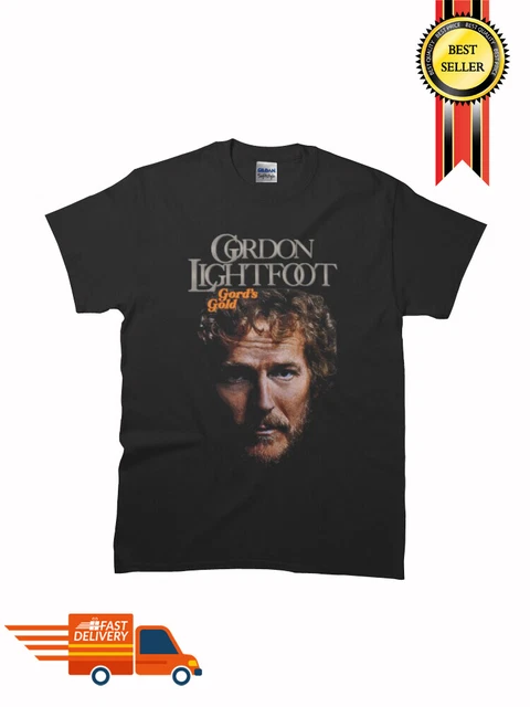 Hot Trending T-Shirt With New New Vibe Gordon Lightfoot Classic Man Woman T-Shirt Size S-5Xl ...