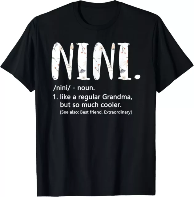 Hot Trending T-Shirt With Ninis For Women Mothers Day Idea Cute Grandma ...