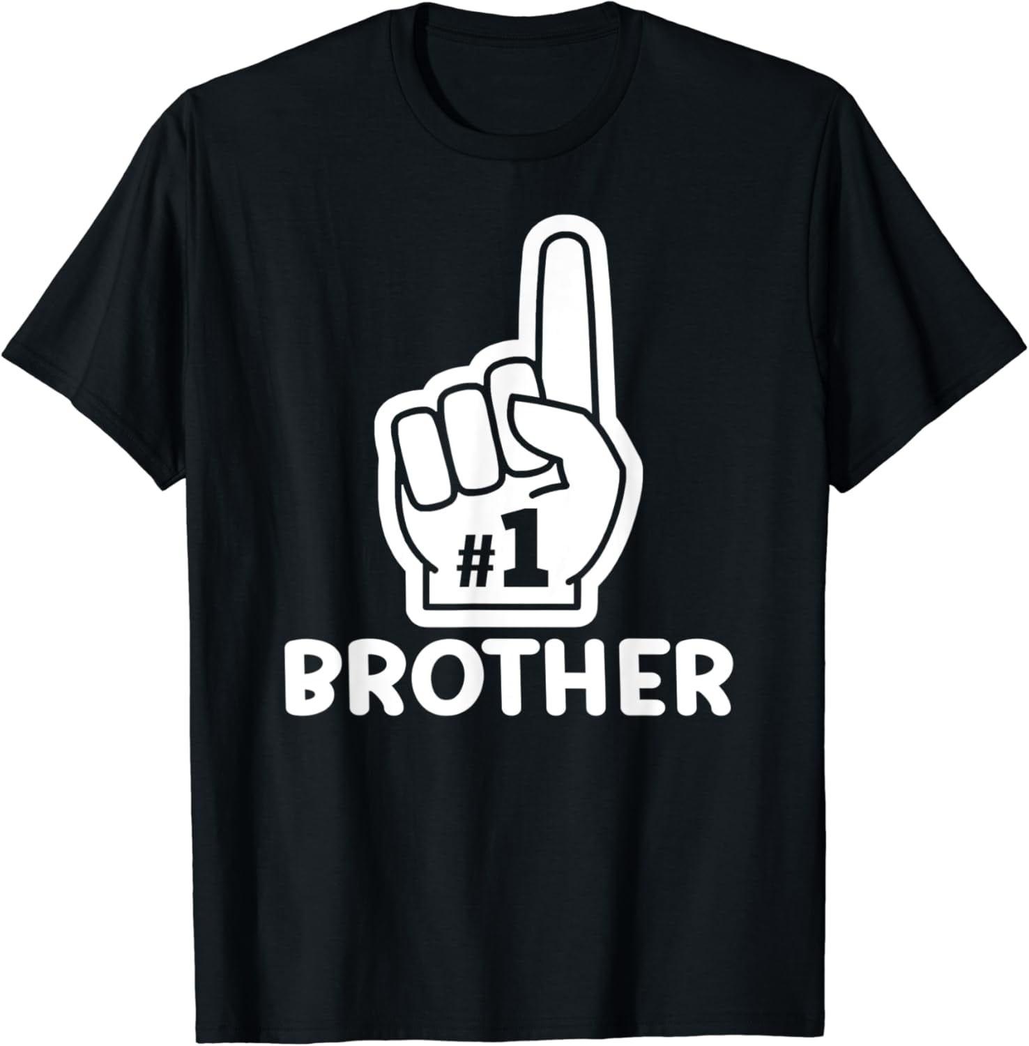 Hot Trending T-Shirt With Number One Brother Father Day Birthday Son #1 ...