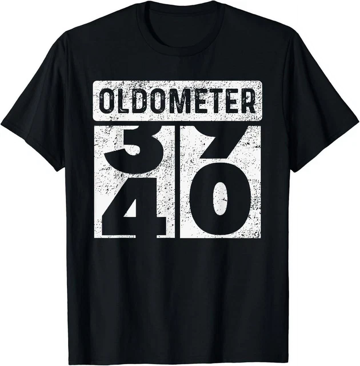 Hot Trending T-Shirt With Oldometer Odometer Funny 40Th Birthday Gift ...