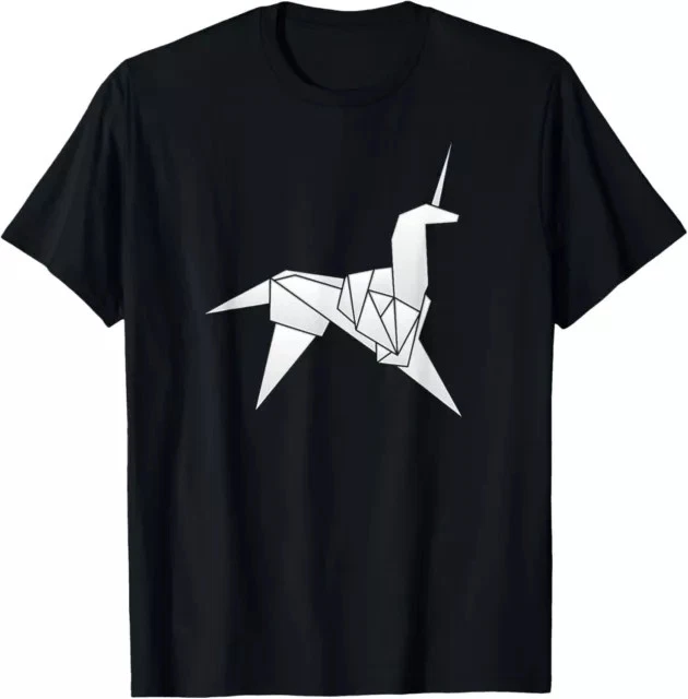 Hot Trending T-Shirt With Origami Unicorn Paper Folding Lover Gift S ...