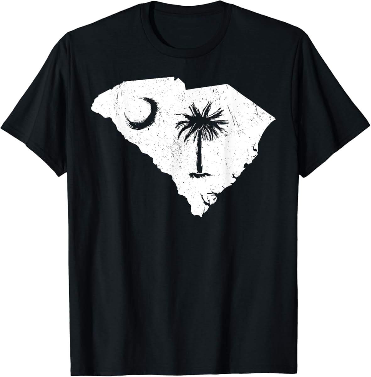 Hot Trending T-Shirt With Palmetto Tree South Carolina Flag Vacations Camping Hiking T-Shirt ...