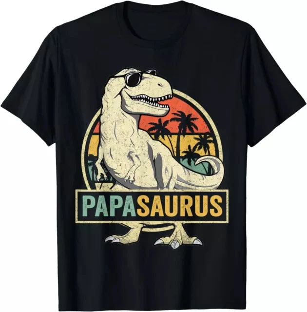 Hot Trending T-Shirt With Papasaurus T Rex Dinosaur Papa Saurus Family ...