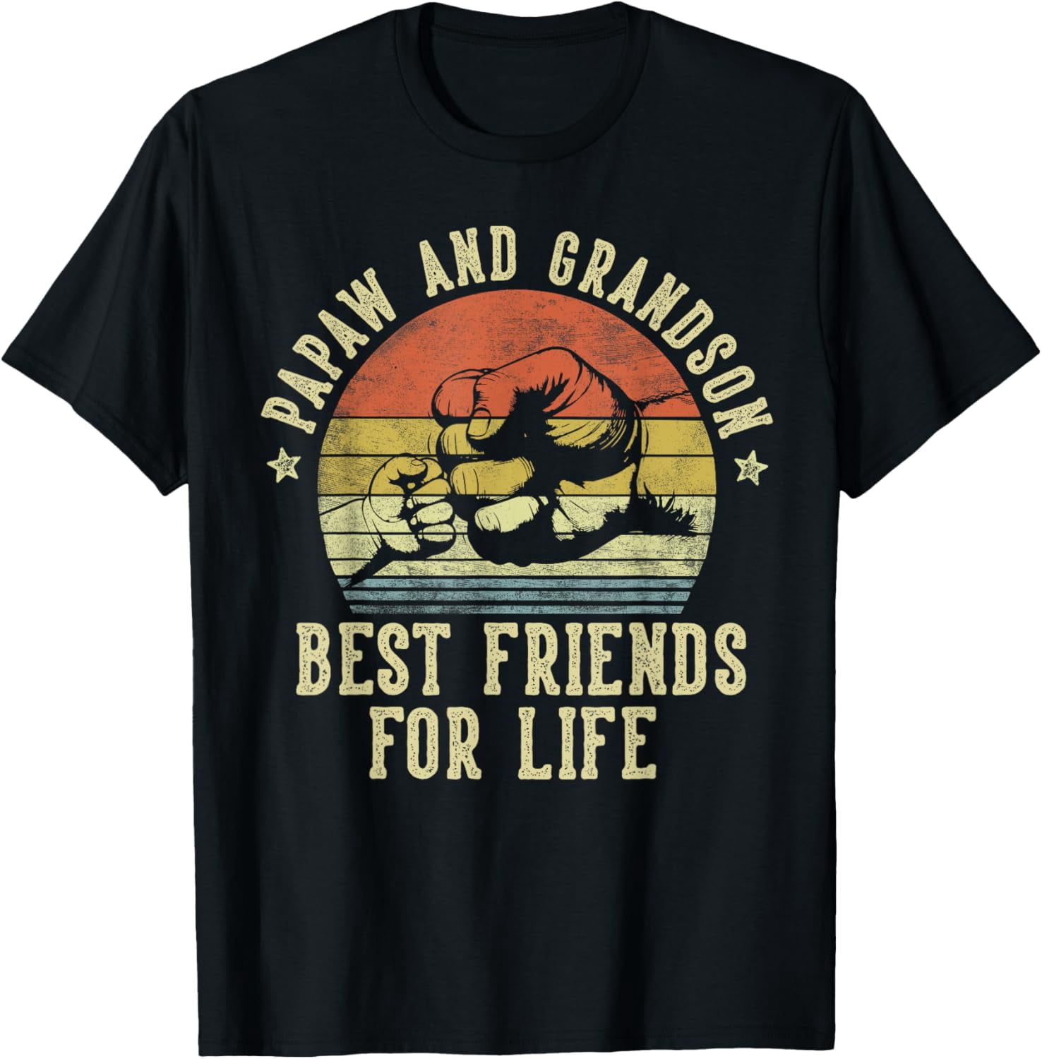 Hot Trending T-Shirt With Papaw And Grandson Best Friends For Life ...