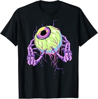 Hot Trending T-Shirt With Pastel Goth Weirdcore Skeleton Hand Eyeball ...