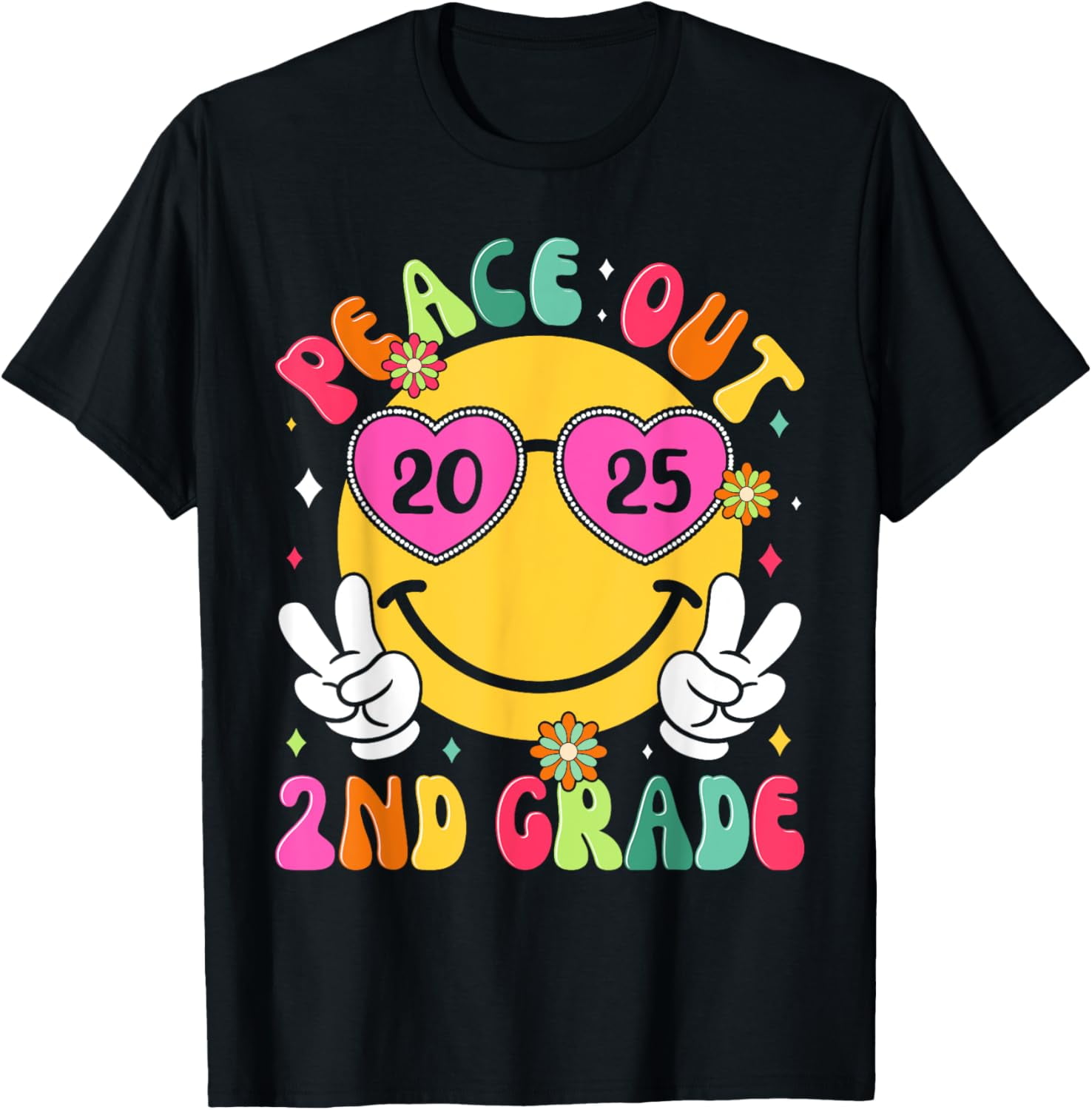 Hot Trending T-Shirt With Peace Out 2Nd Grade Graduation Summer Last ...