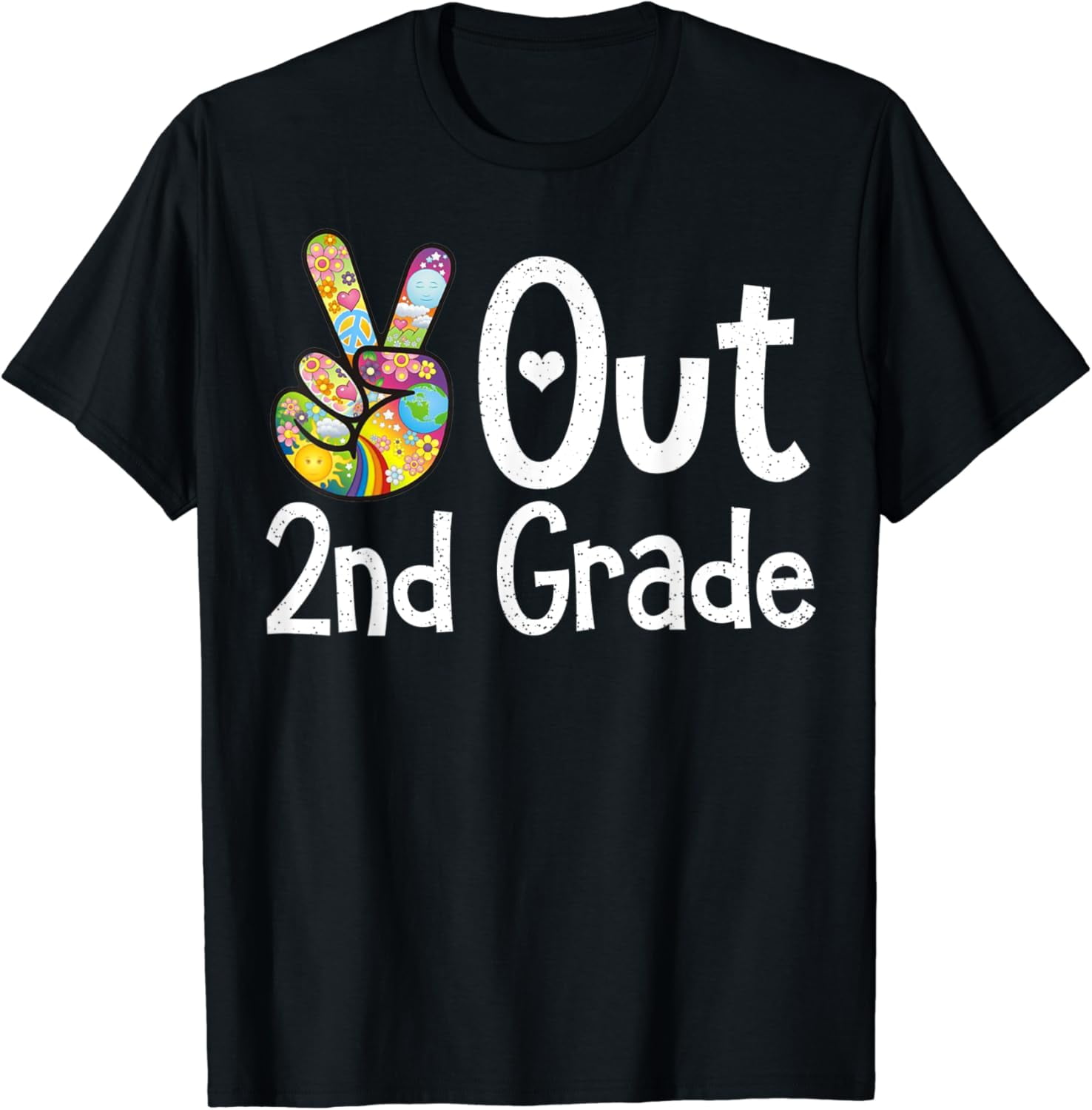 Hot Trending T-Shirt With Peace Out 2Nd Grade - Last Day Of School ...