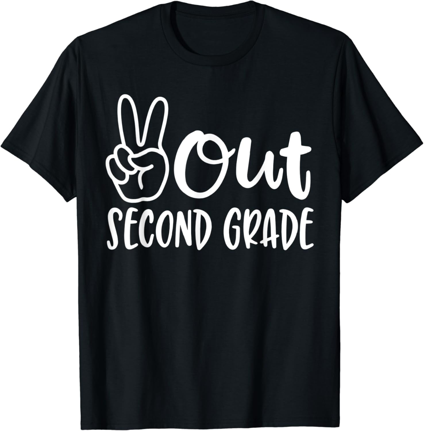 Hot Trending T-Shirt With Peace Out Second Grade - Last Day Of School ...