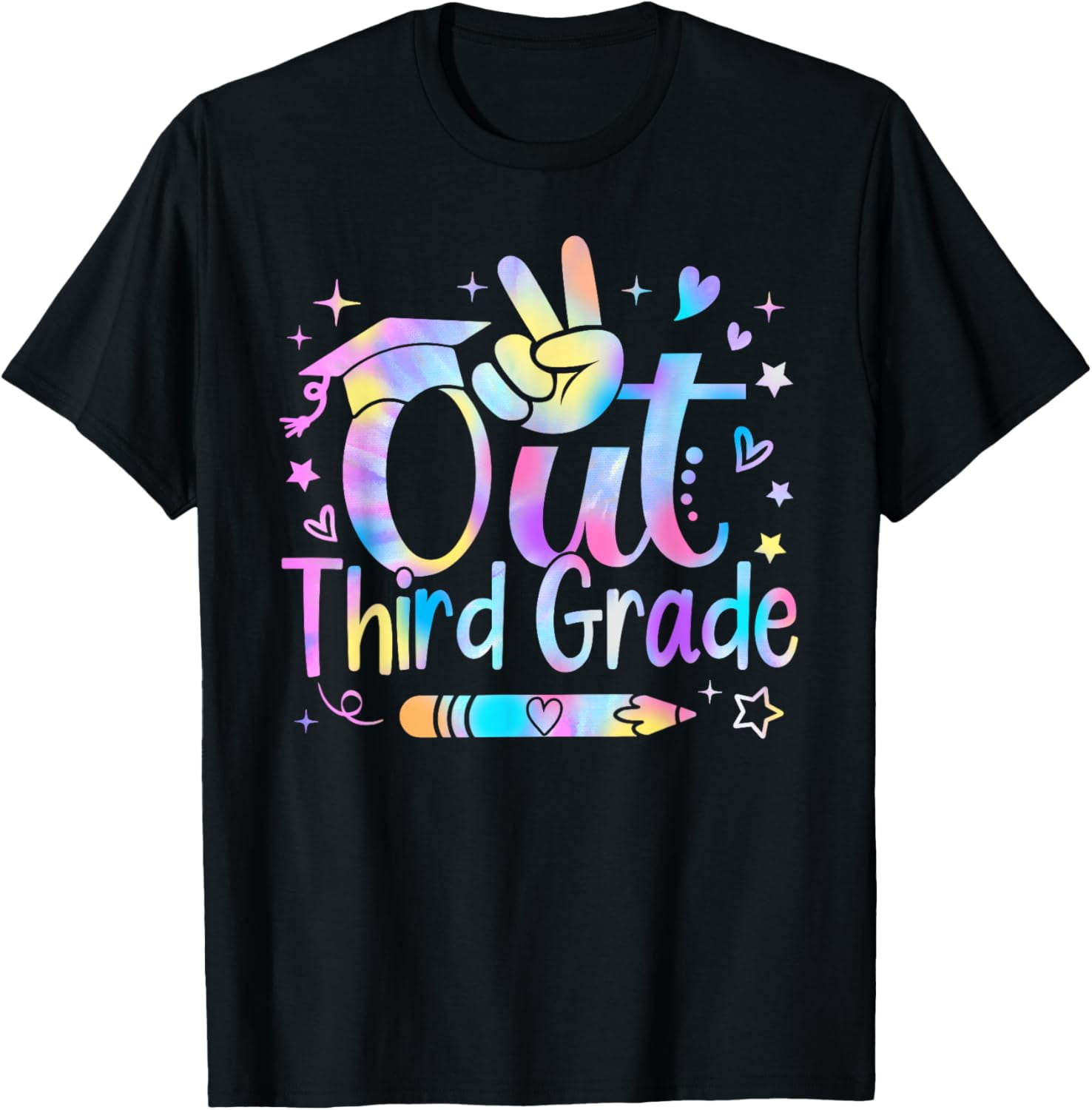 Hot Trending T-Shirt With Peace Out Third Grade Cute Tie Dye Styles ...