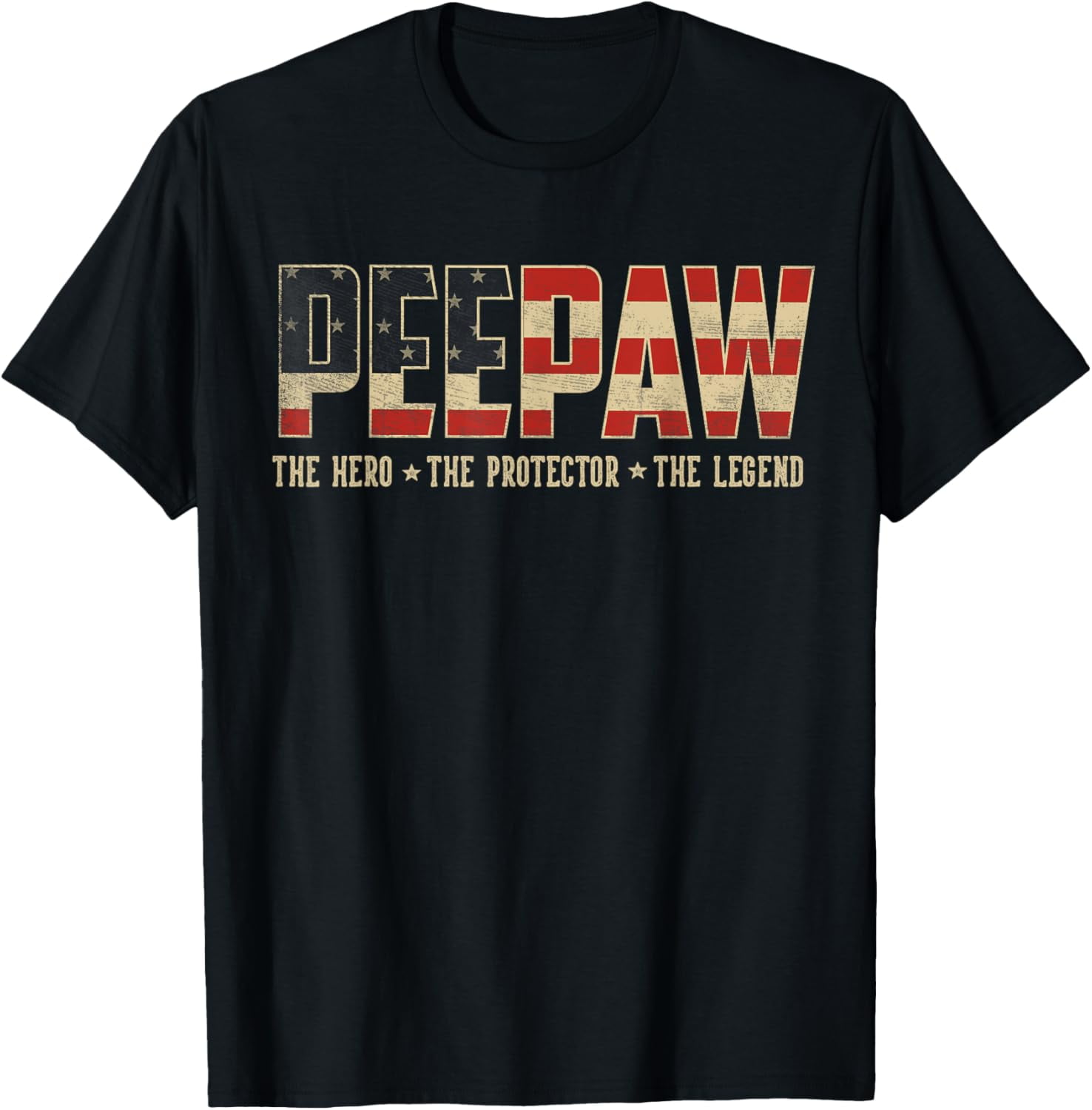 Hot Trending T-Shirt With Peepaw Protector Hero Legend Usa Flag Peepaw ...