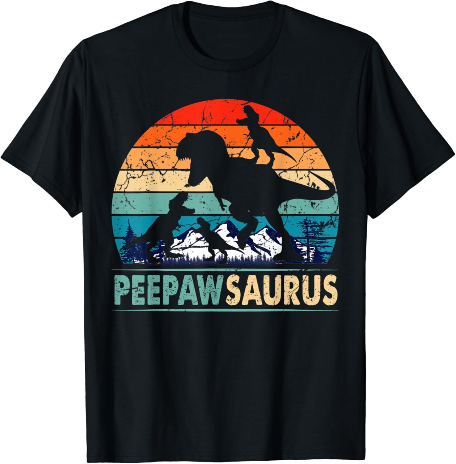 Hot Trending T-Shirt With Peepawsaurus T Rex Peepaw Dinosaur 3 Funny ...