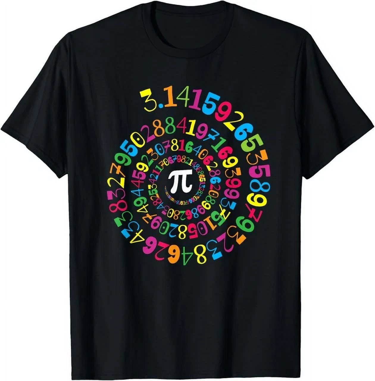 Hot Trending T-Shirt With Pi Spiral Novelty Math Geek 3 14 Pi Day ...