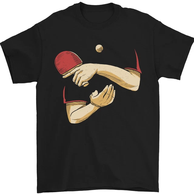 Hot Trending T-Shirt With Ping Pong Hands Table Tennis Fancy Dress T ...