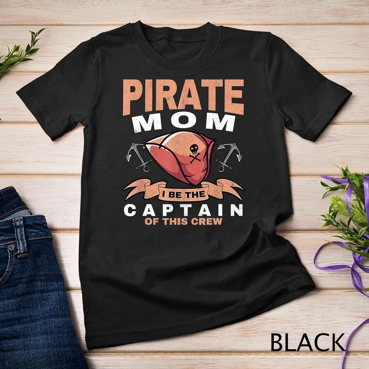 Hot Trending T-Shirt With Pirate Mom Caribbean Freebooter Captain ...