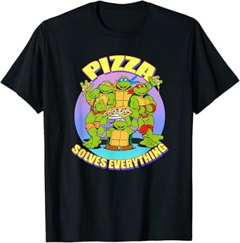 Hot Trending T-Shirt With Pizza Solves Everything T-Shirt Design Preview Only - Walmart.com