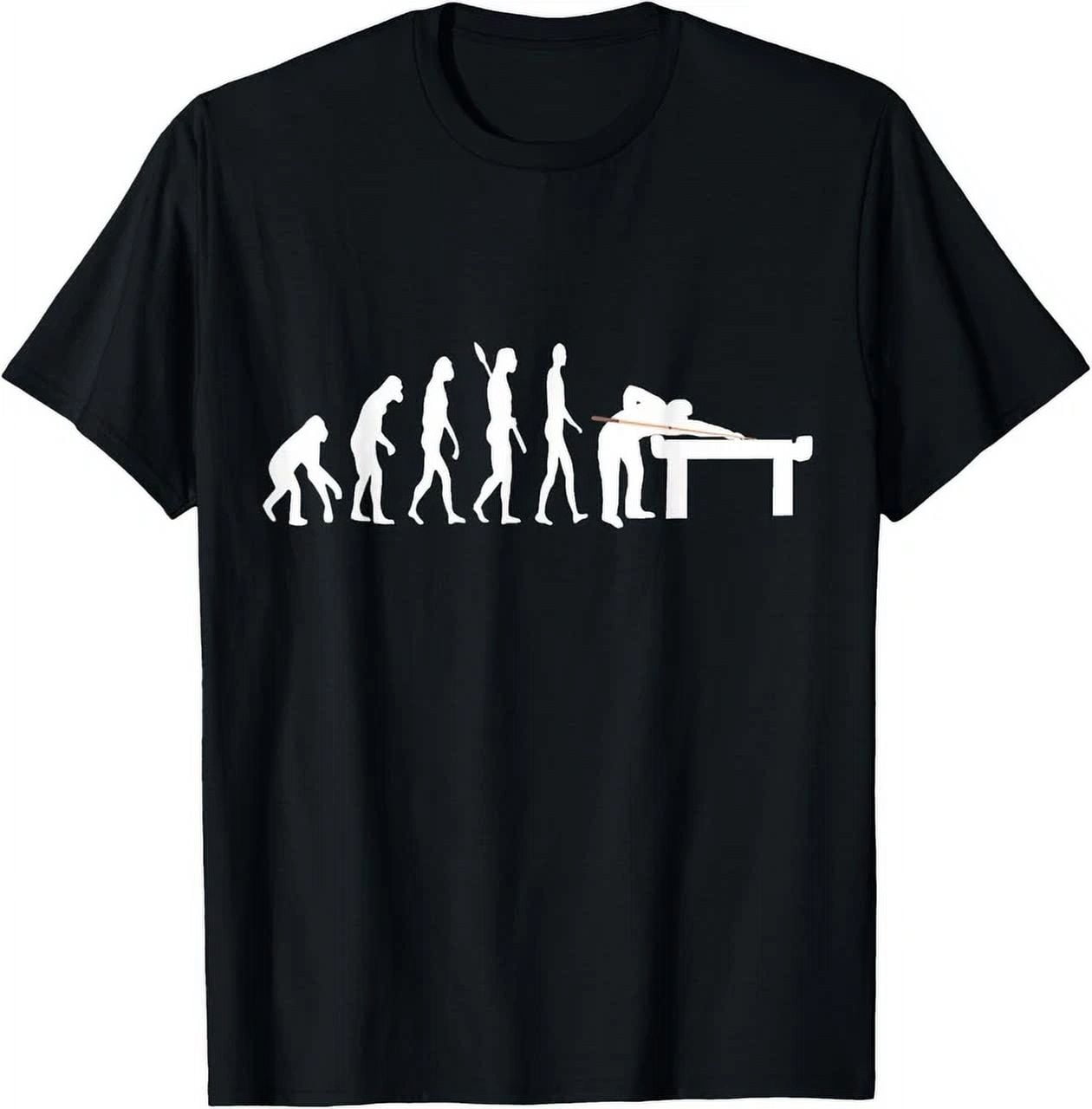 Hot Trending T-Shirt With Pool Billard Evolution Snooker Player Table 8 ...
