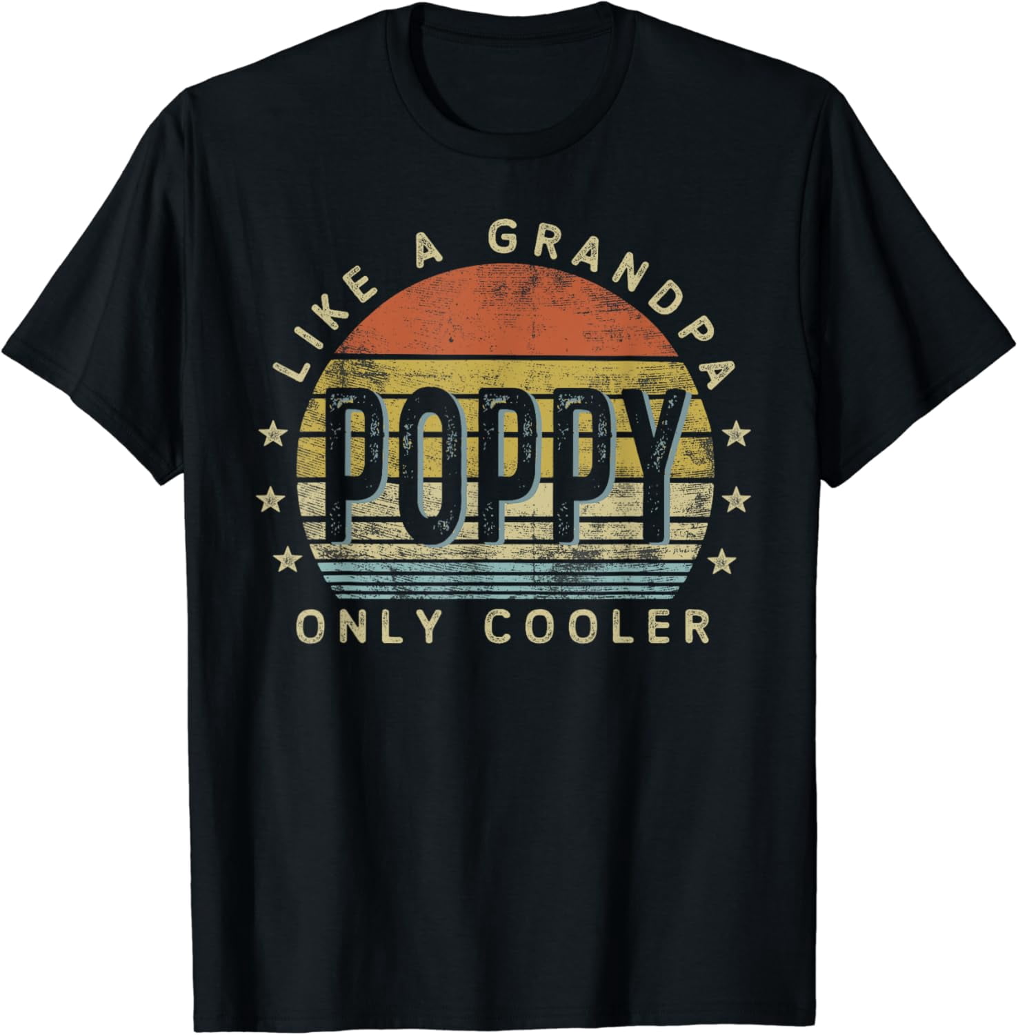 Hot Trending T-Shirt With Poppy Like A Grandpa Only Cooler Poppy Gifts ...