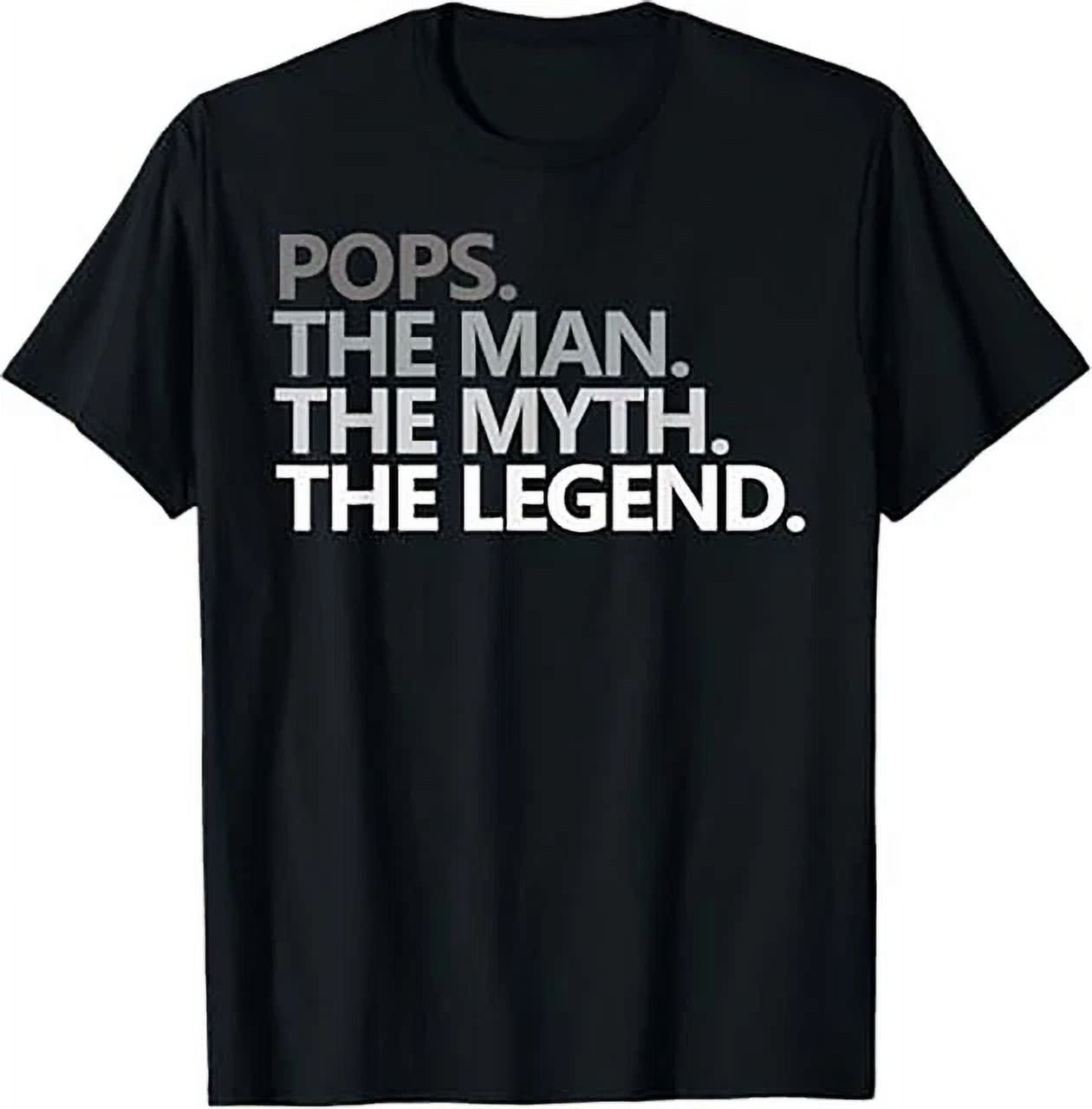 Hot Trending T-Shirt With Pops The Man The Myth The Legend Father'S Day ...