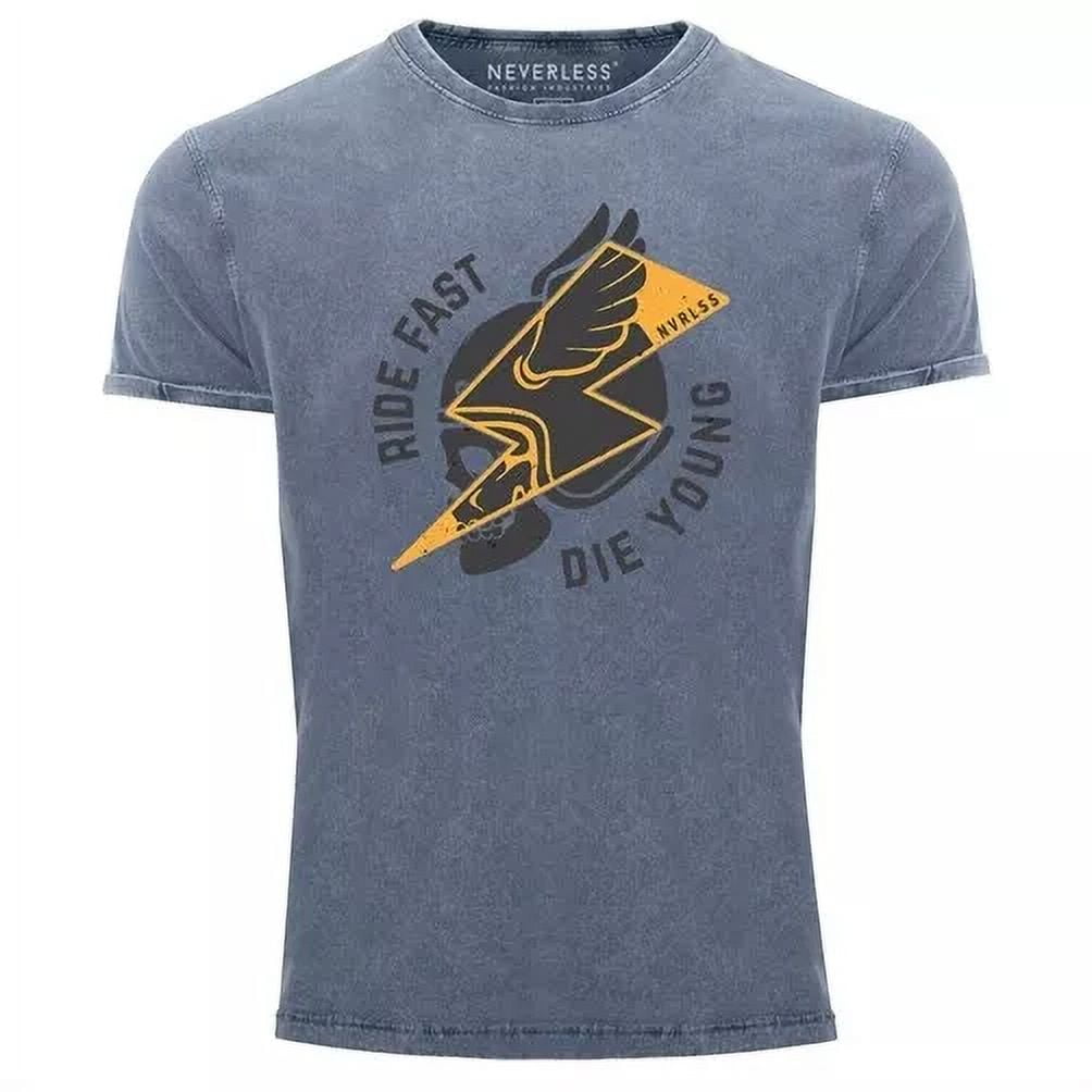 Hot Trending T-Shirt With Prinrocker Biker Saying Motif Design Preview ...