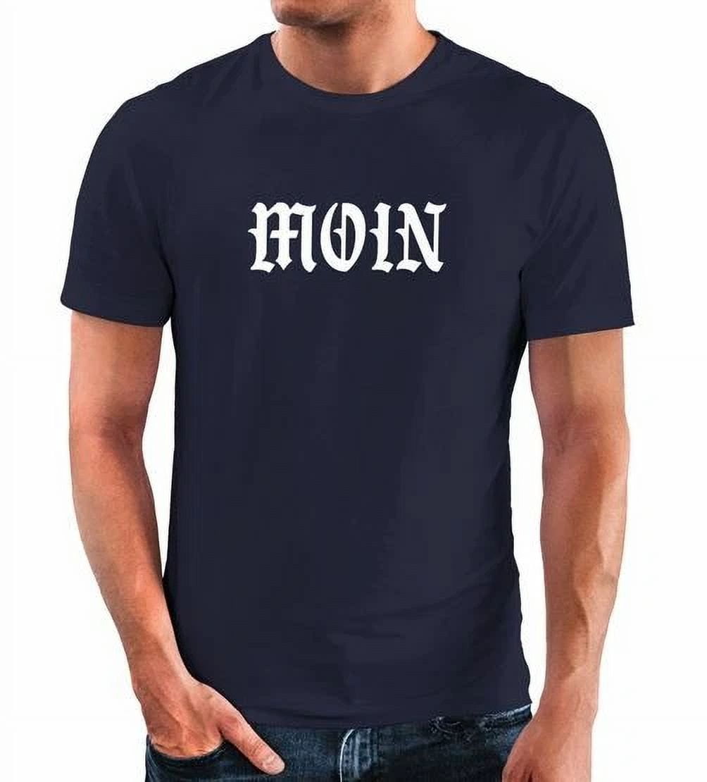 Hot Trending T-Shirt With Printed Moin Lettering Inscription Morning ...