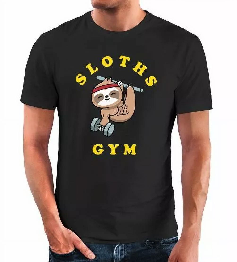 Hot Trending T-Shirt With Printed Sloths Gym Sloth Sports Parodysaying ...
