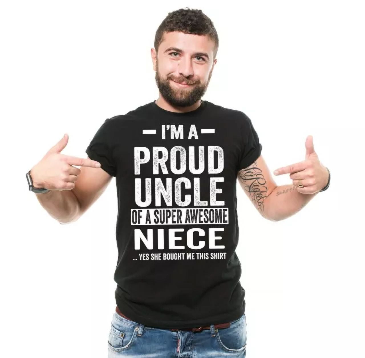 Hot Trending T-Shirt With Proud Uncle Uncle Niece Gifts Uncle Uncle ...