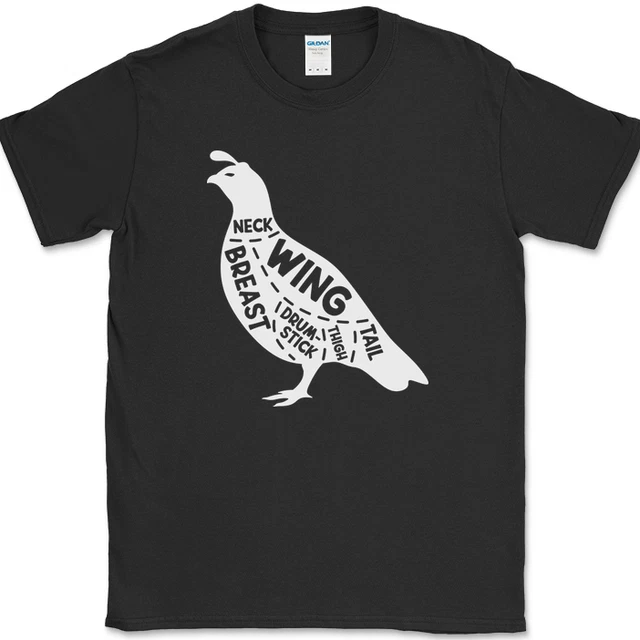 Hot Trending T-Shirt With Quail Meat Cuts Butcherfunny Bbq Grilling ...