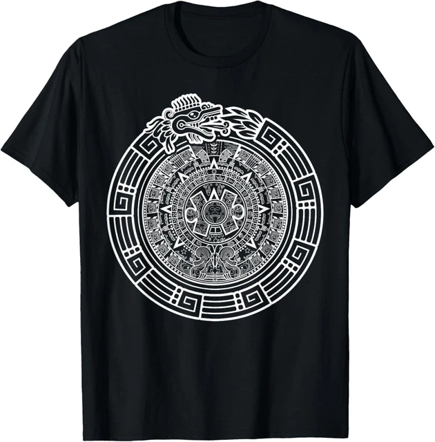 Hot Trending T-Shirt With Quetzalcoatl Ouroboros Aztec Serpent Aztec ...