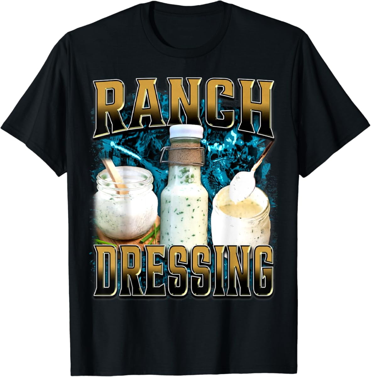 Hot Trending T-Shirt With Ranch Dressing Lover Bootleg Rap Cds Aesthetic Funny T-Shirt Design ...