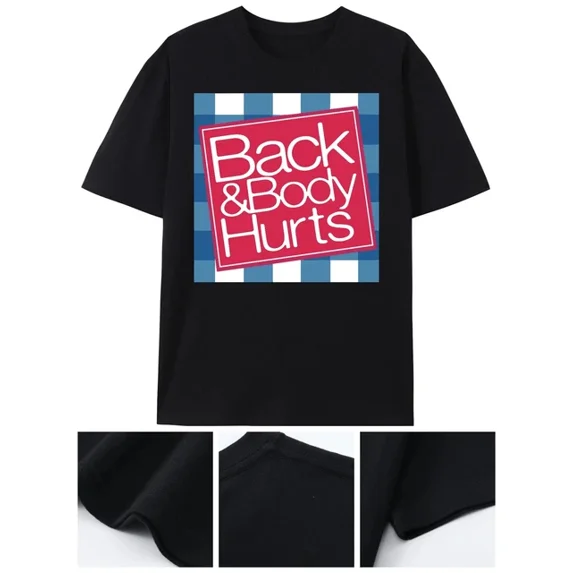 Hot Trending T-Shirt With Relaxed Fit Graphic T Shirt For Men 'Back And ...