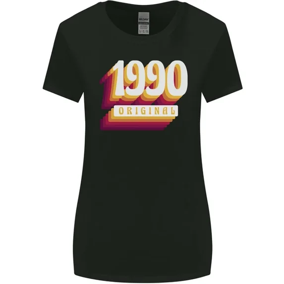 Hot Trending T-Shirt With Retro 35Th Birthday Original 1990 T-Shirt ...