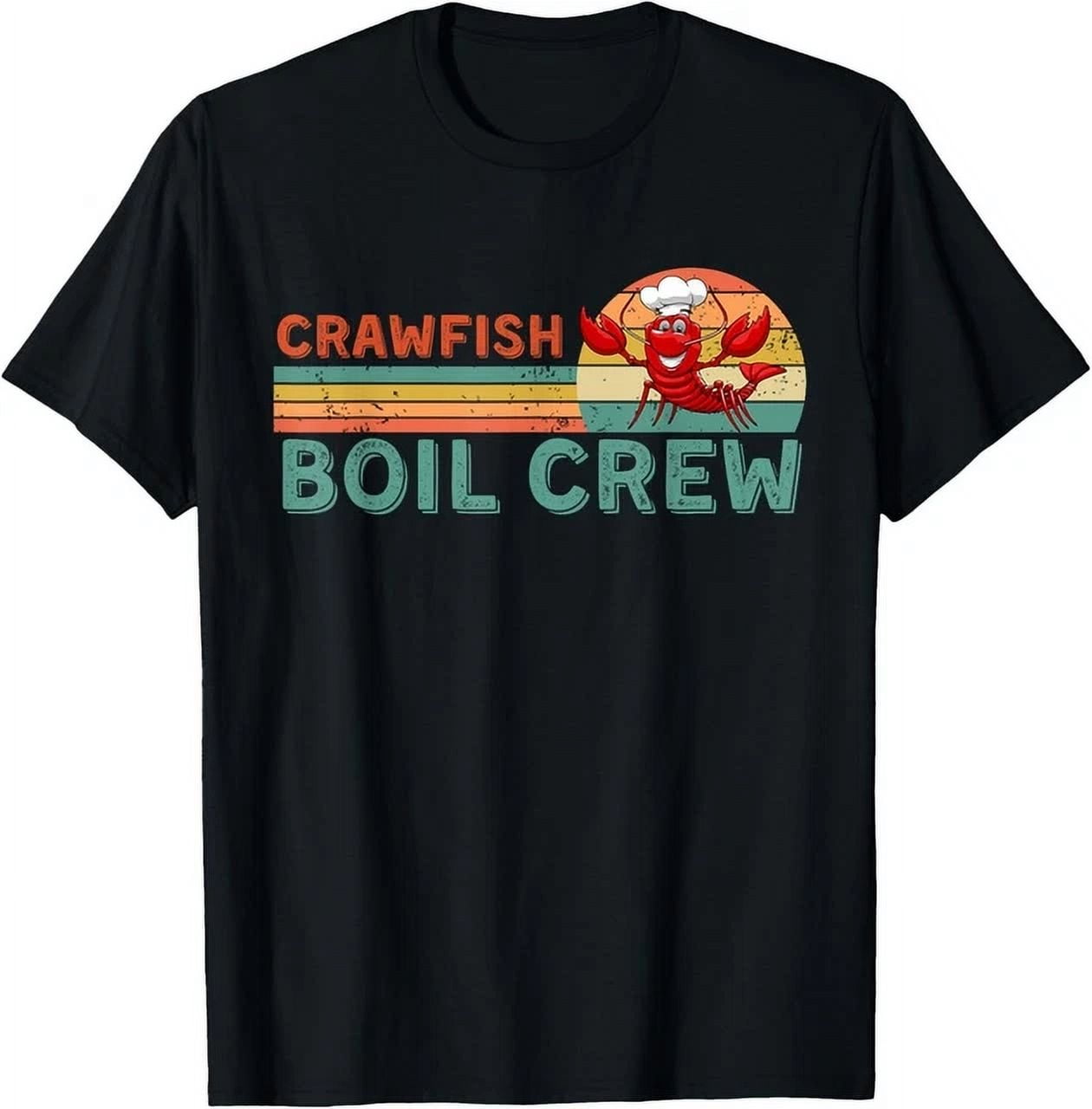 Hot Trending T-Shirt With Retro Crawfish Boil Crew Gift -Crayfish ...