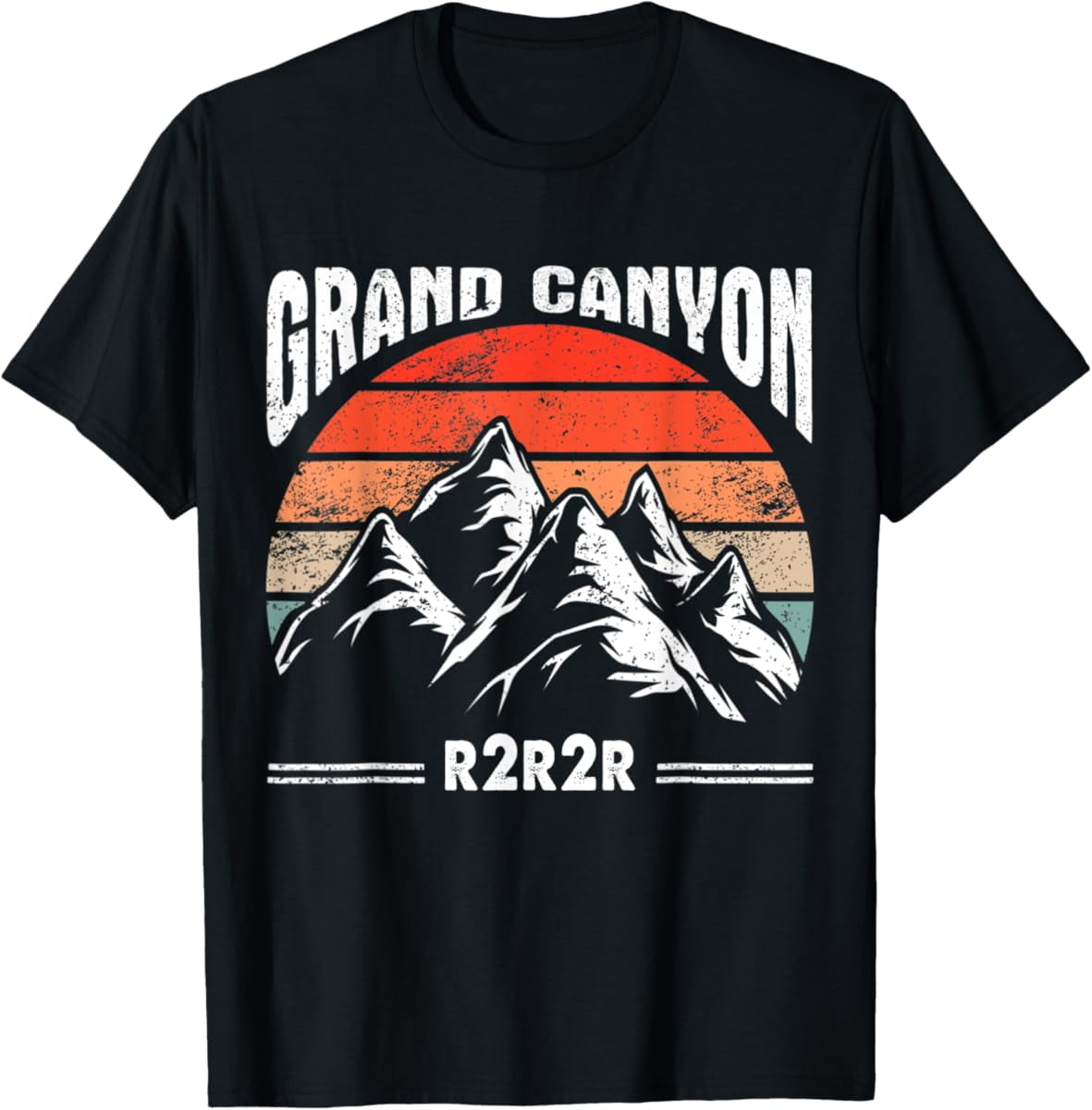 Hot Trending T-Shirt With Retro R2R Rim2Rim Grand Canyon National Park ...