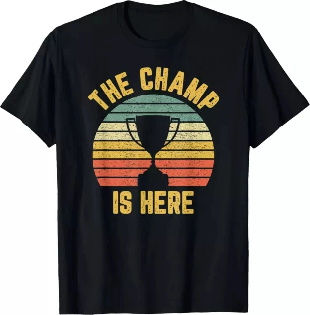 Hot Trending T-Shirt With Retro The Champ Is Here Fantasy Football ...