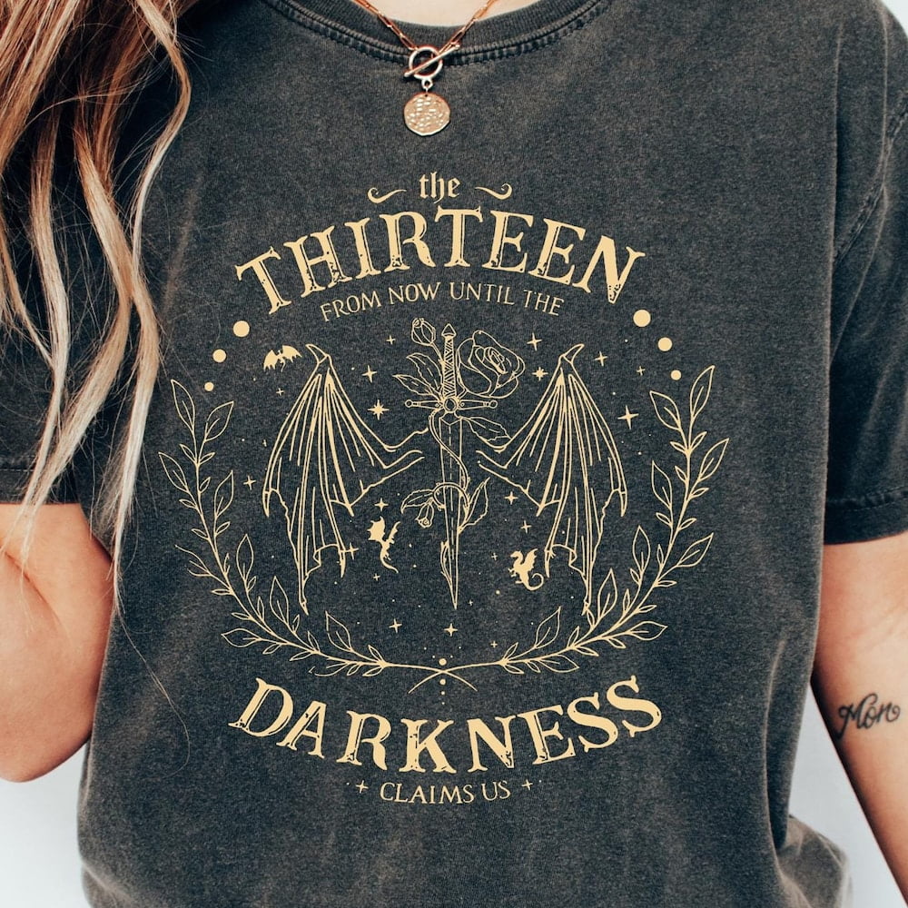 Hot Trending T-Shirt With Retro The Thirteen Throne Of Glass, From ...