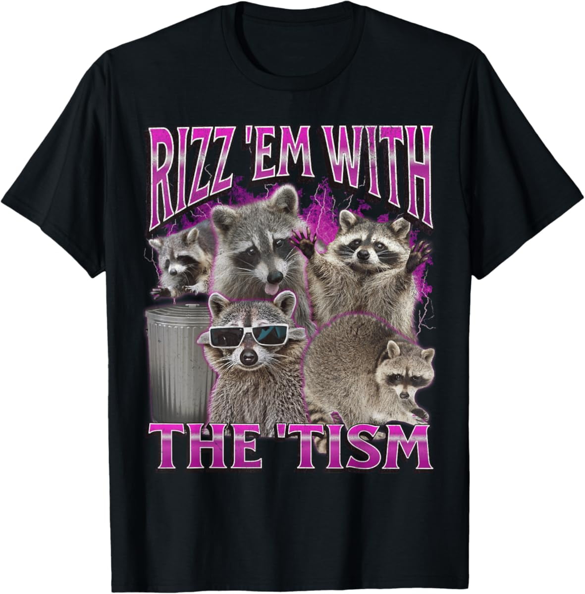 Hot Trending T-Shirt With Rizz 'Em With The 'Tism Funny Bootleg Graphic ...