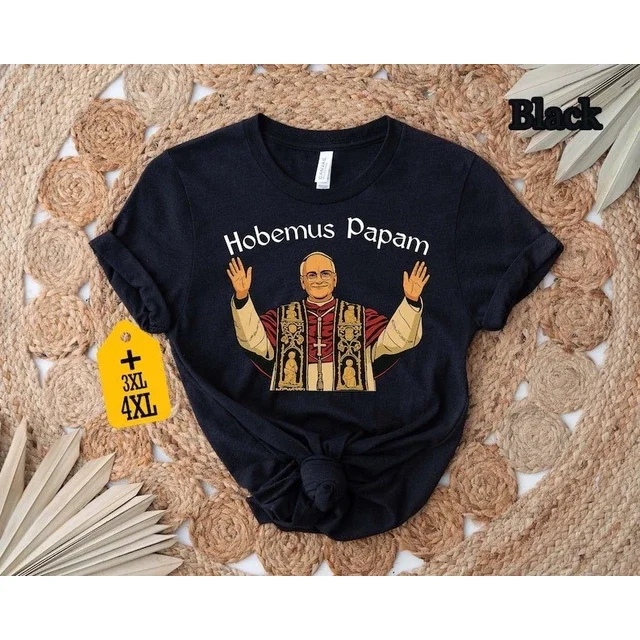 Hot Trending T-Shirt With Robert Francis Prevost First American Pope , Pope Leo Xiv, Design ...