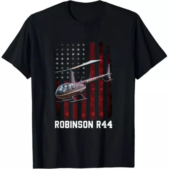 Hot Trending T-Shirt With Robinson R-44 Helicopter Pilots R44 Mechanics ...