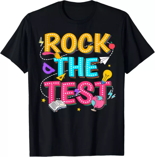 Hot Trending T-Shirt With Rock The Test Motivational Testing Day For ...