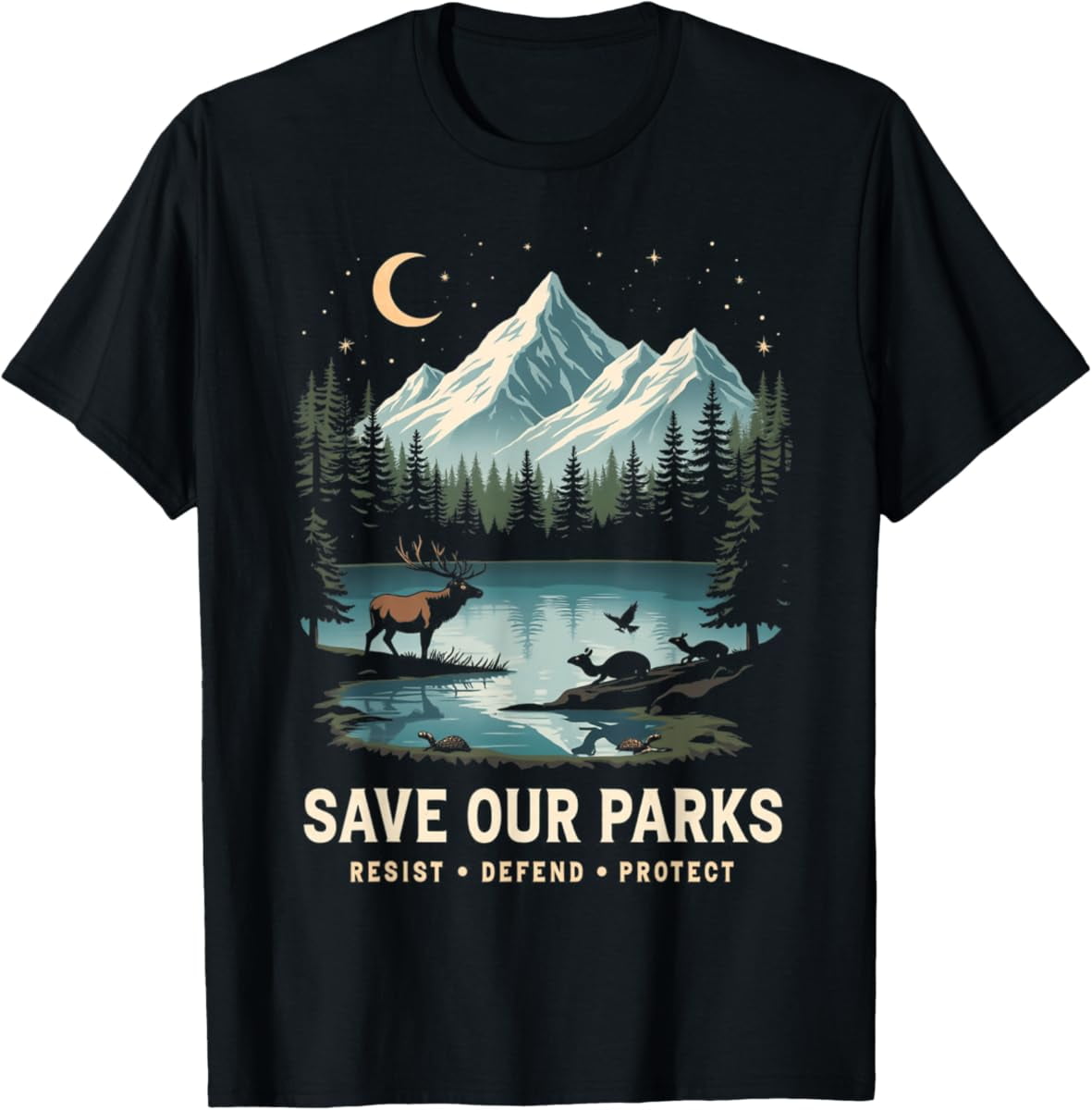 Hot Trending T-Shirt With Save Our Parks Resist National Park Protect ...