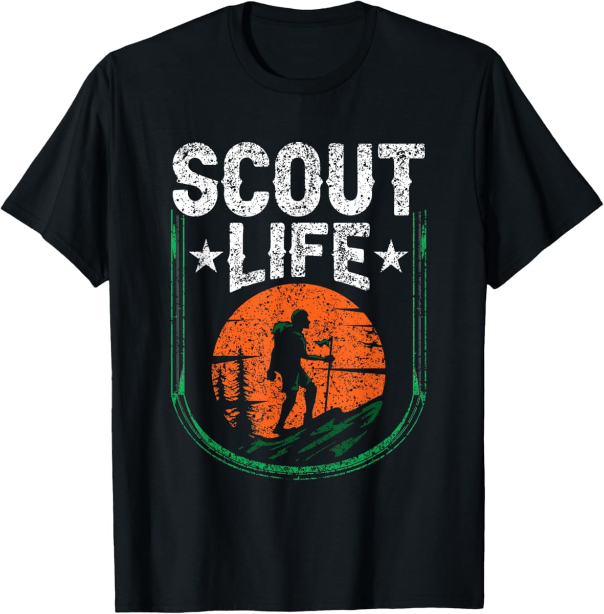 Hot Trending T-Shirt With Scout Life Outdoor Hiking Scouting Scouts T-Shirt Design Preview Only ...