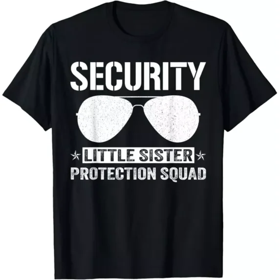 Hot Trending T-Shirt With Security Little Sister Protection Squad T ...