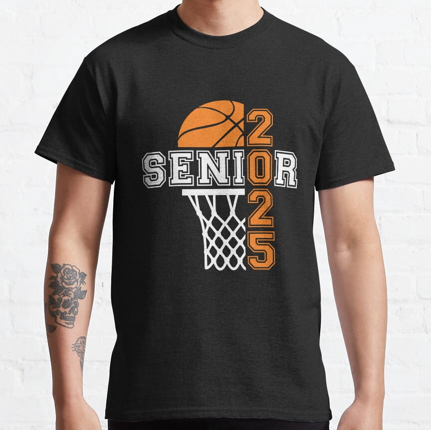 Hot Trending T-Shirt With Senior Class Of 2025 Basketball Seniors For ...
