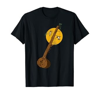 Hot Trending T-Shirt With Sitar Instrument Shirt Tree Of Life Music ...
