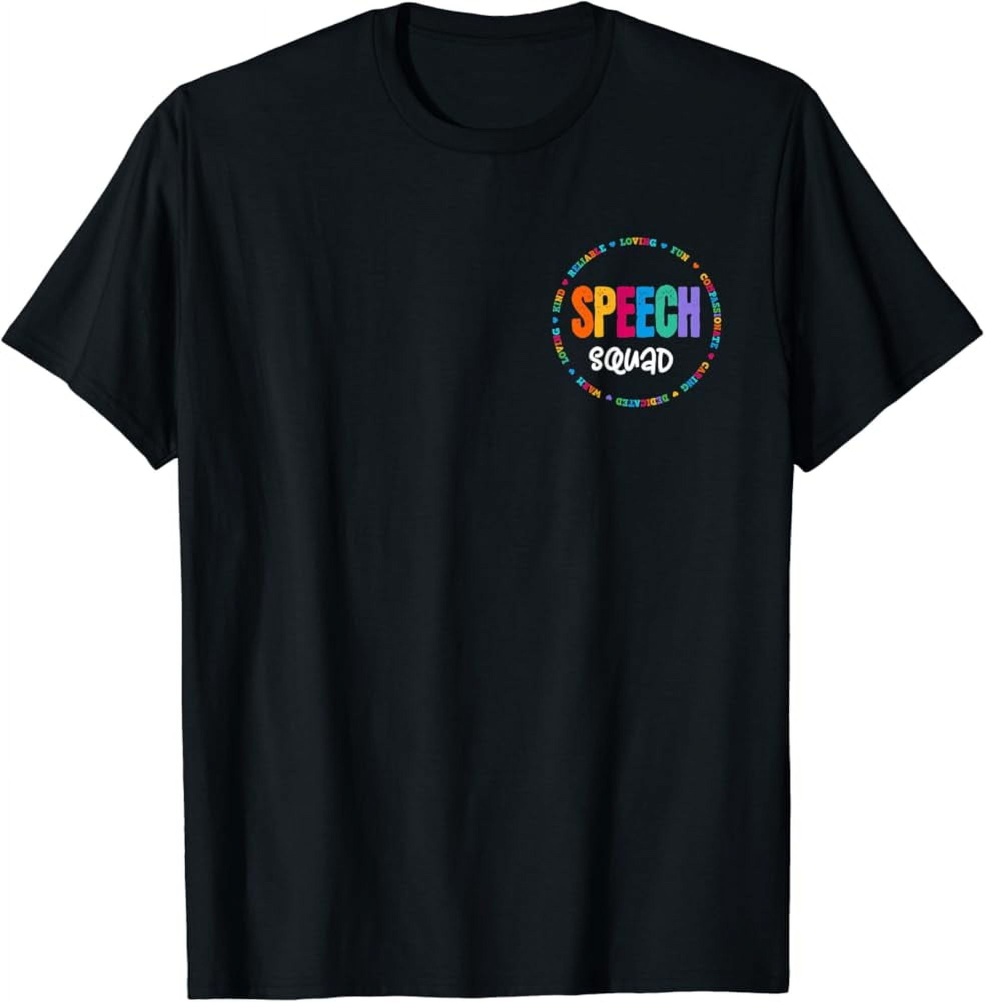 Hot Trending T-Shirt With Slp Squad For Speechie Speech Therapist Slpa ...