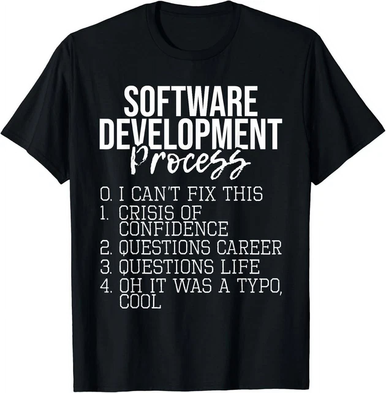 Hot Trending T-Shirt With Software Development Process - Coding Programmer Coder Design Preview ...