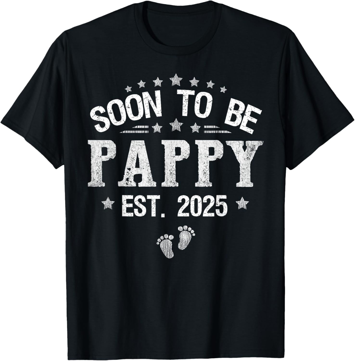 Hot Trending T-Shirt With Soon To Be Pappy Est.2025 Father'S Day ...