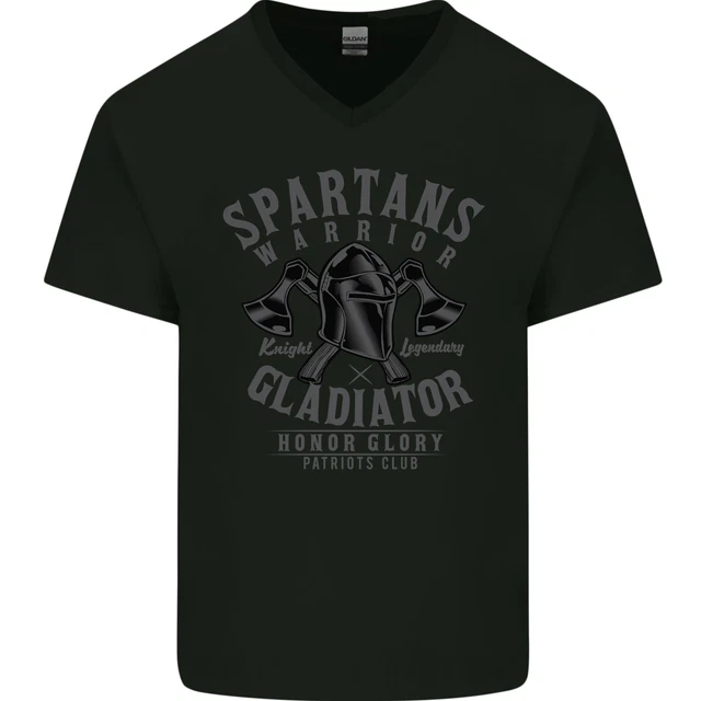 Hot Trending T-Shirt With Spartans Warrior Legendary Gladiator T-Shirt ...