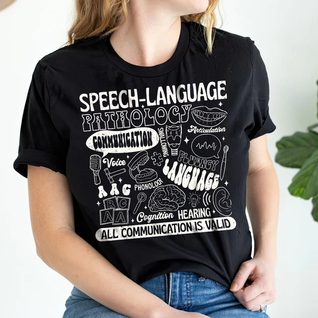 Hot Trending T-Shirt With Speech-Language Pathology Shirt, Slp Teacher ...